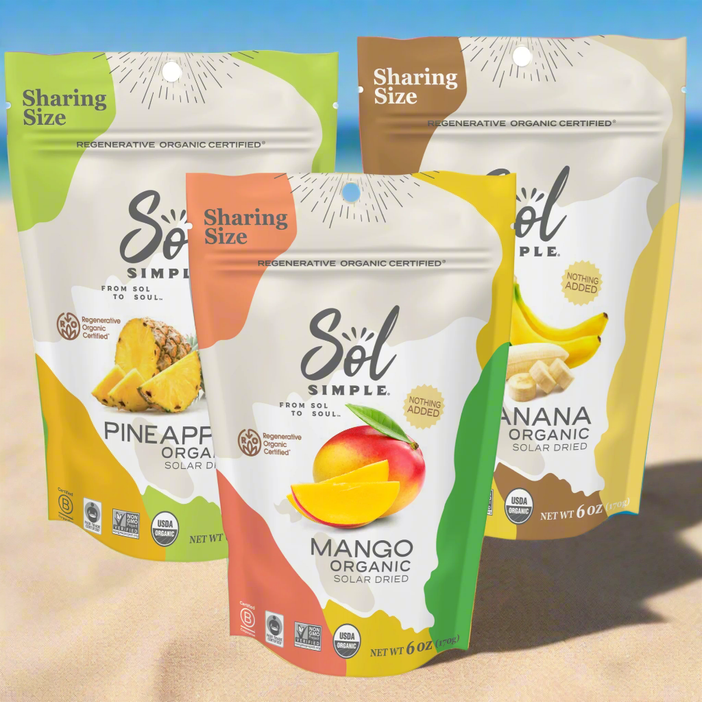 Tropical Fruit 6-Pack Options (3 oz + 6 oz) | Sol Simple – Sol Simple LLC