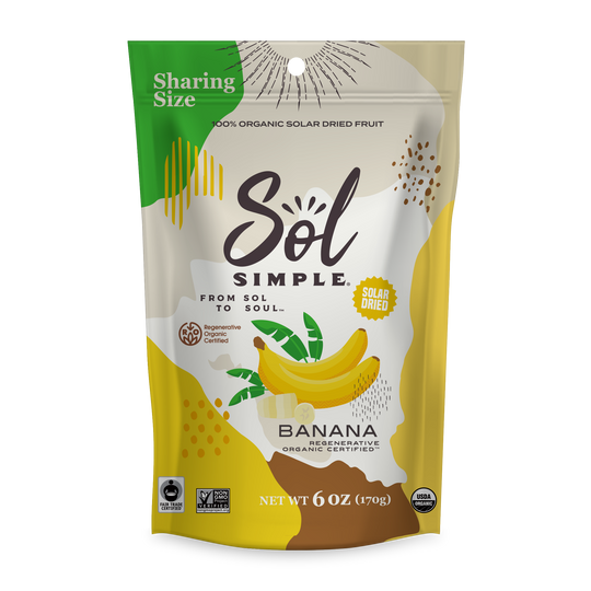 Organic Dried Bananas | Solar Dried Bananas – Sol Simple LLC